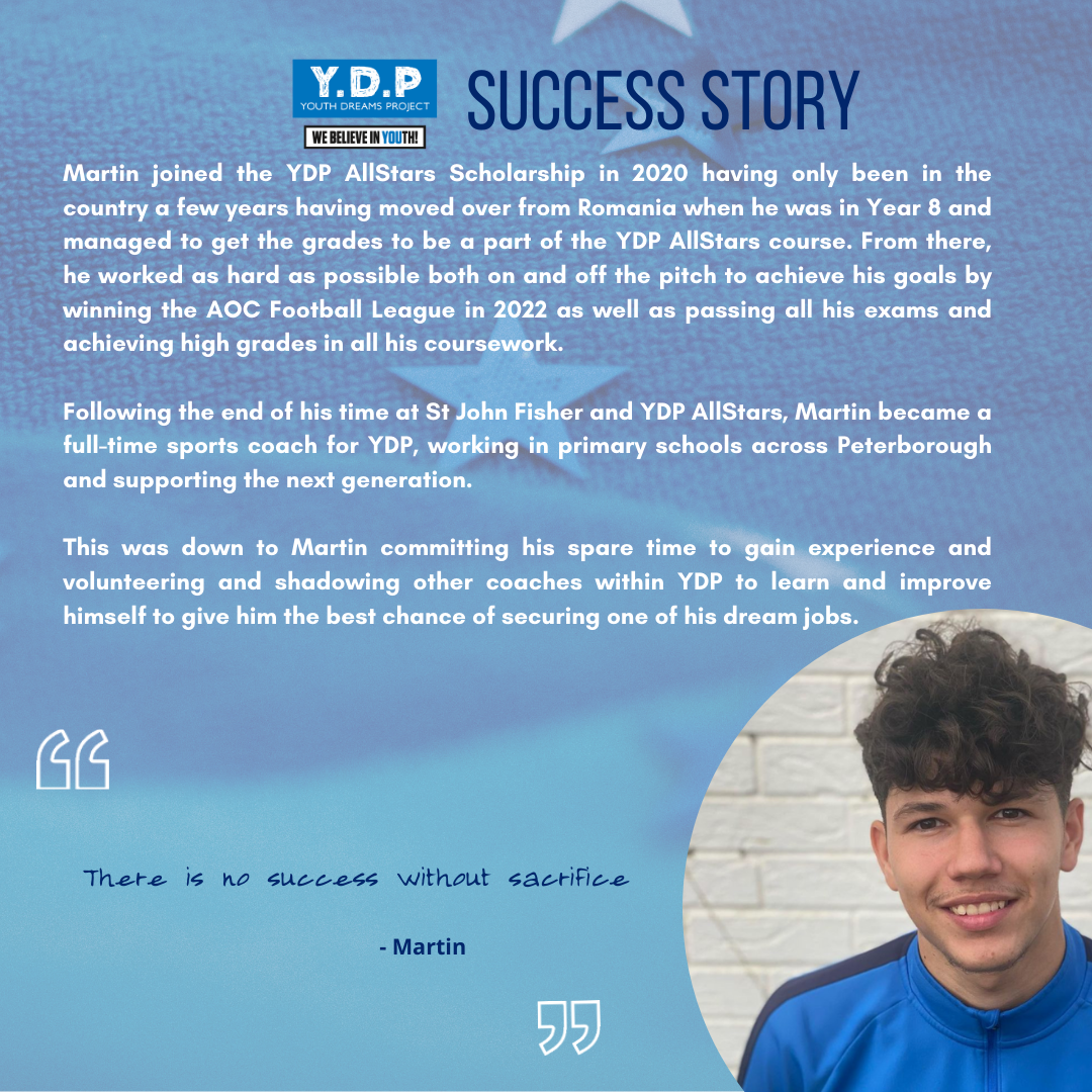 Success Stories - Youth Dreams Project